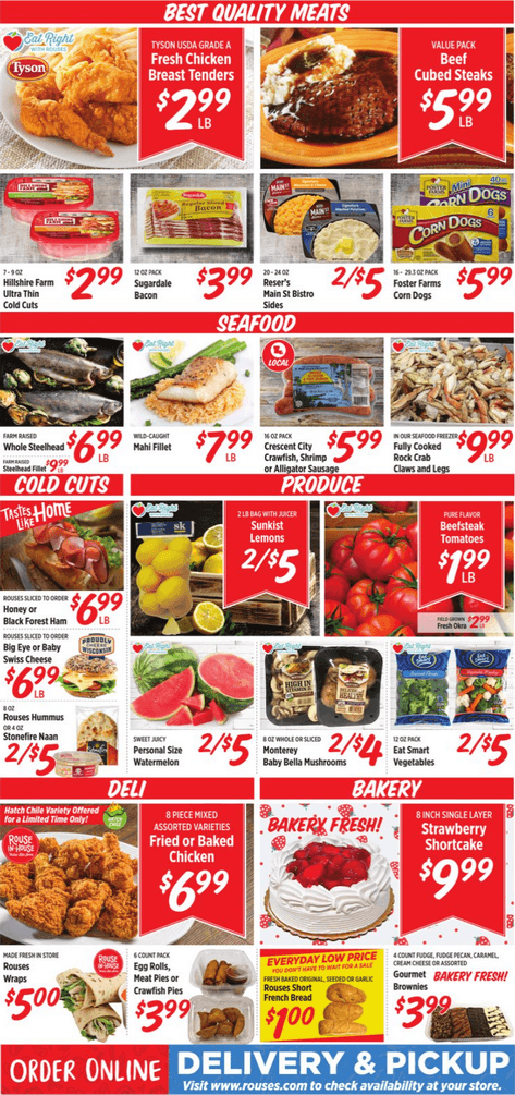 Rouses Weekly Ad Aug 18 – Aug 24, 2021