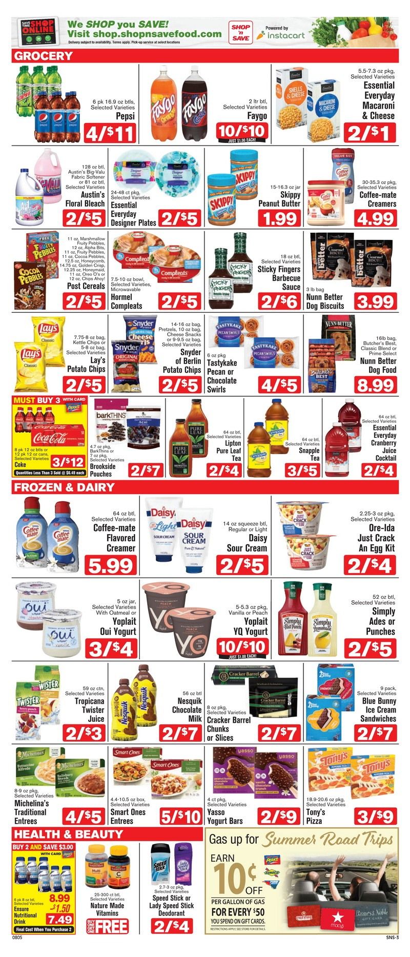 SHOP 'n SAVE Weekly Ad Aug 05 – Aug 11, 2021