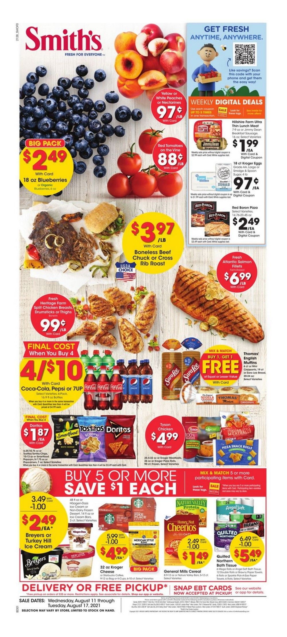 Smith's Food and Drug Weekly Ad Aug 11 – Aug 17, 2021