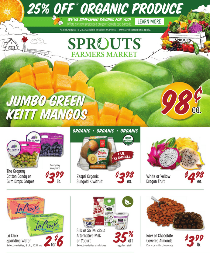 Sprouts Weekly Ad Aug 18 – Aug 24, 2021