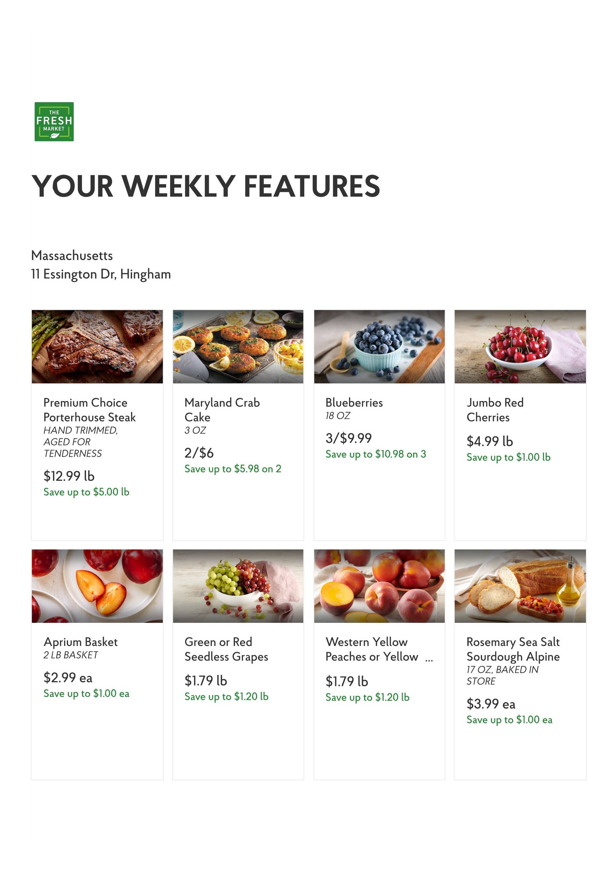 The Fresh Market Weekly Ad Aug 18 – Aug 24, 2021