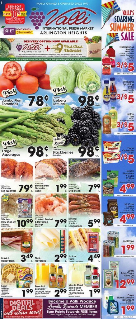 Valli Produce Weekly Ad Aug 11 – Aug 17, 2021