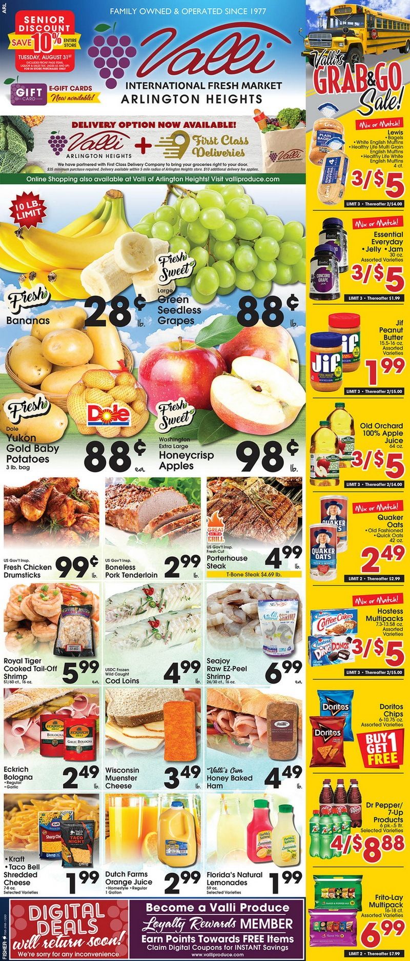 Valli Produce Weekly Ad Aug 25 – Aug 31, 2021