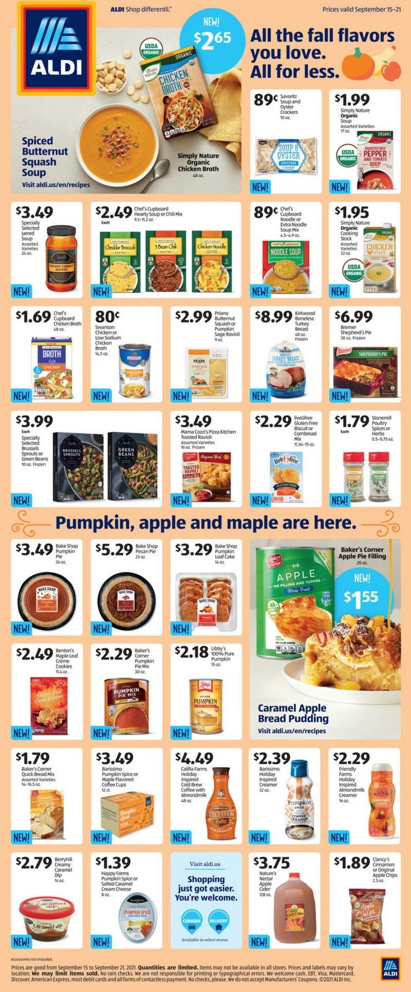 ALDI Weekly Ad Sep 15 – Sep 21, 2021