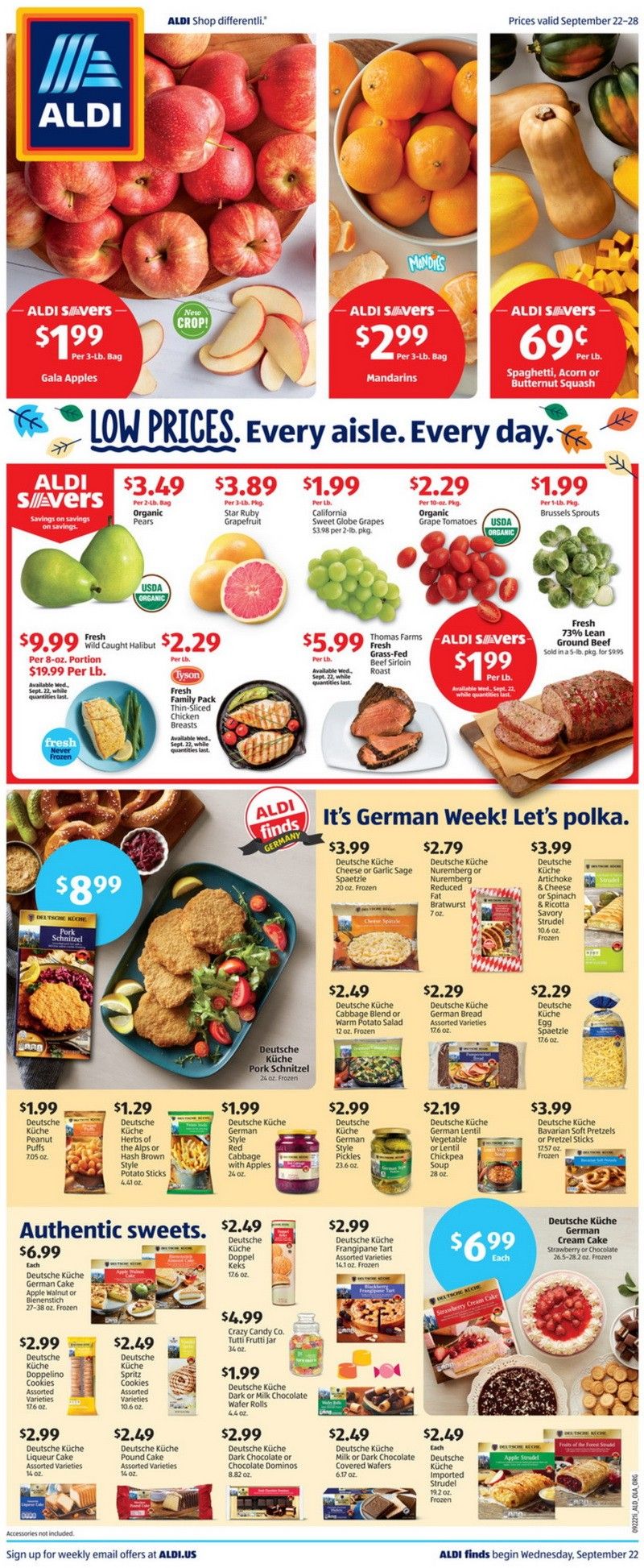ALDI Weekly Ad Sep 22 – Sep 28, 2021