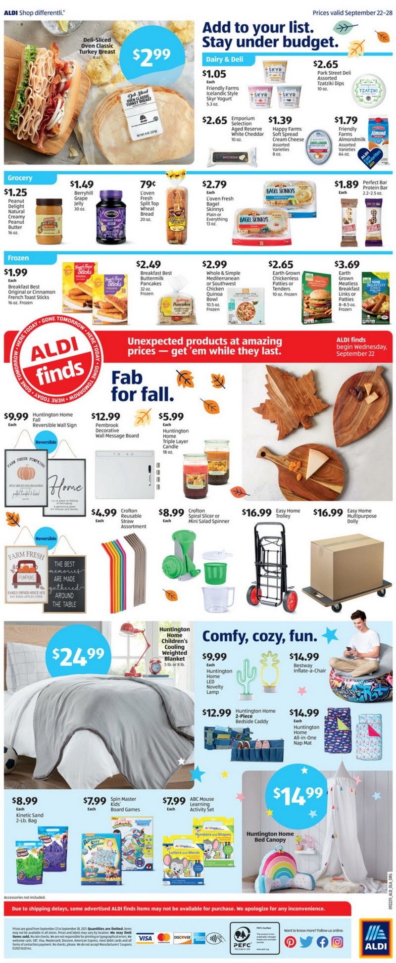 ALDI Weekly Ad Sep 22 – Sep 28, 2021