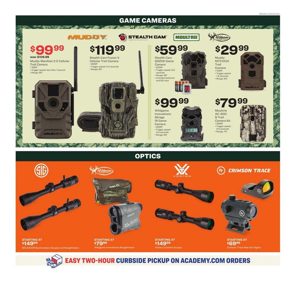 Academy Sports + Outdoors Hunting Ad Sep 13 – Oct 03, 2021