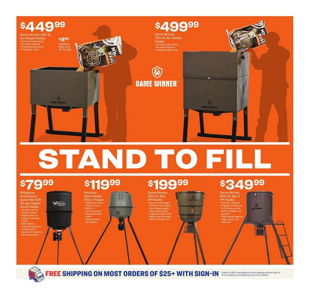 Academy Sports + Outdoors Hunting Ad Sep 13 – Oct 03, 2021