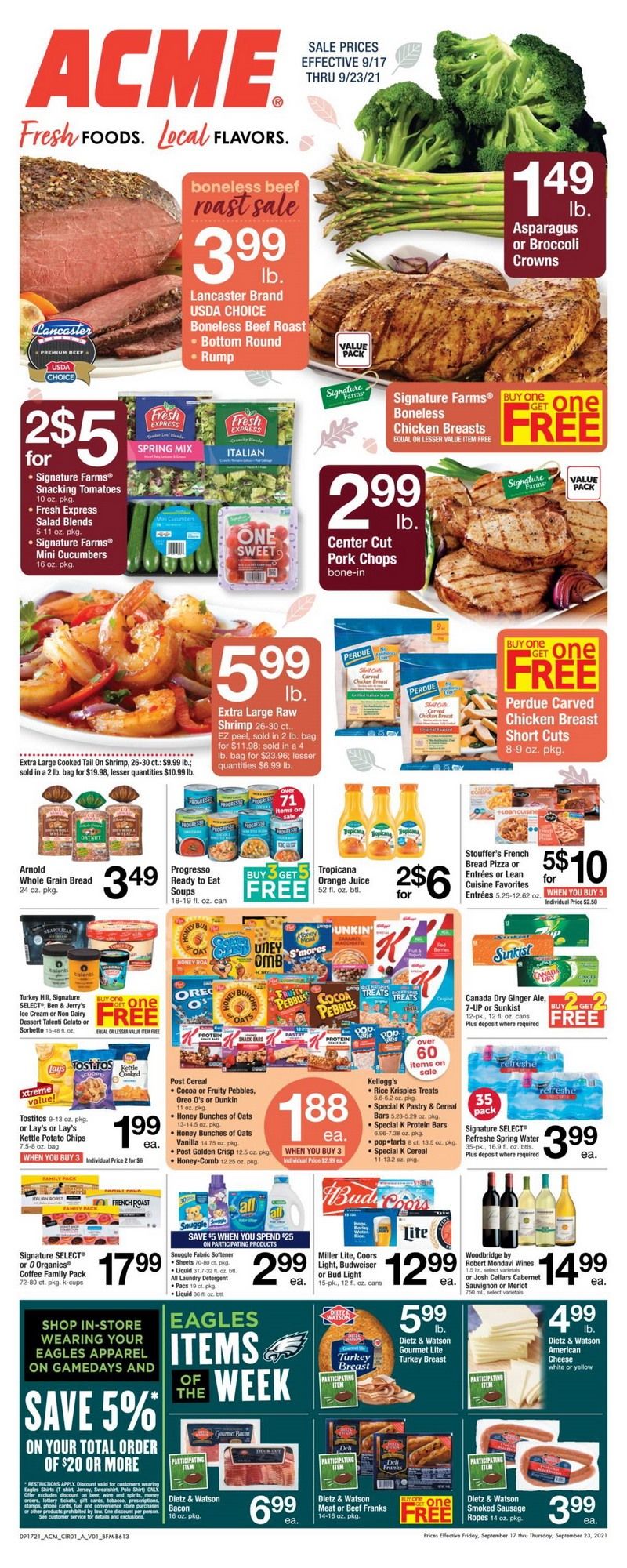 Acme Weekly Ad Sep 17 – Sep 23, 2021 (Halloween Promotion Included)