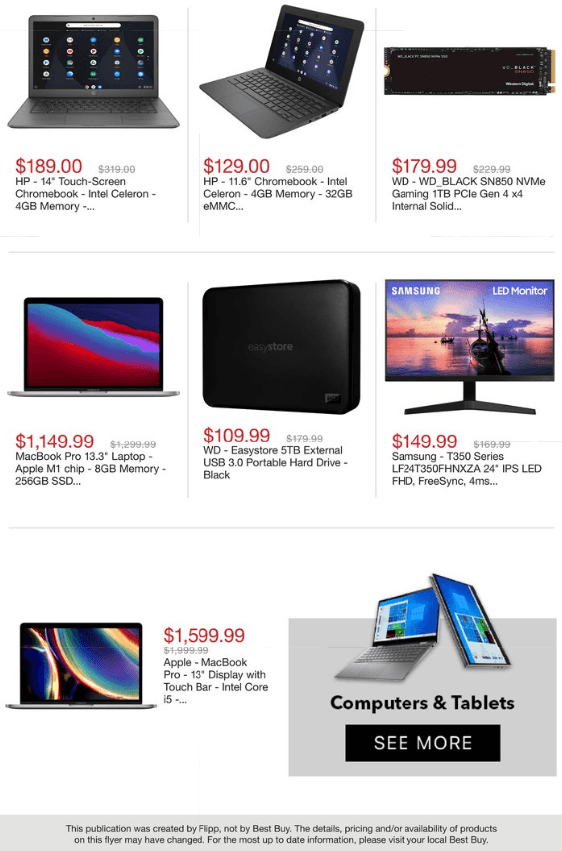 Best Buy Weekly Ad Sep 13 – Sep 20, 2021