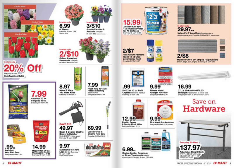 Bi-Mart Weekly Ad Sep 28 – Oct 12, 2021