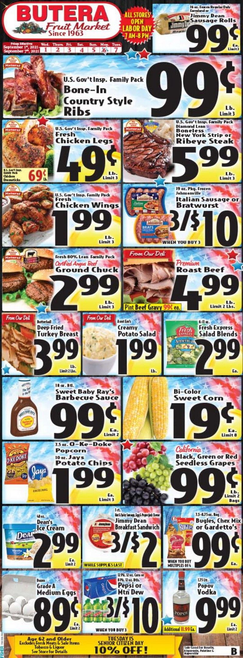 Butera Weekly Ad Sep 01 – Sep 07, 2021