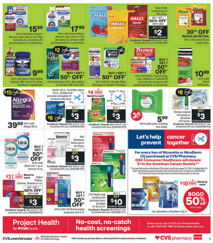CVS Weekly Ad Sep 12 – Sep 18, 2021
