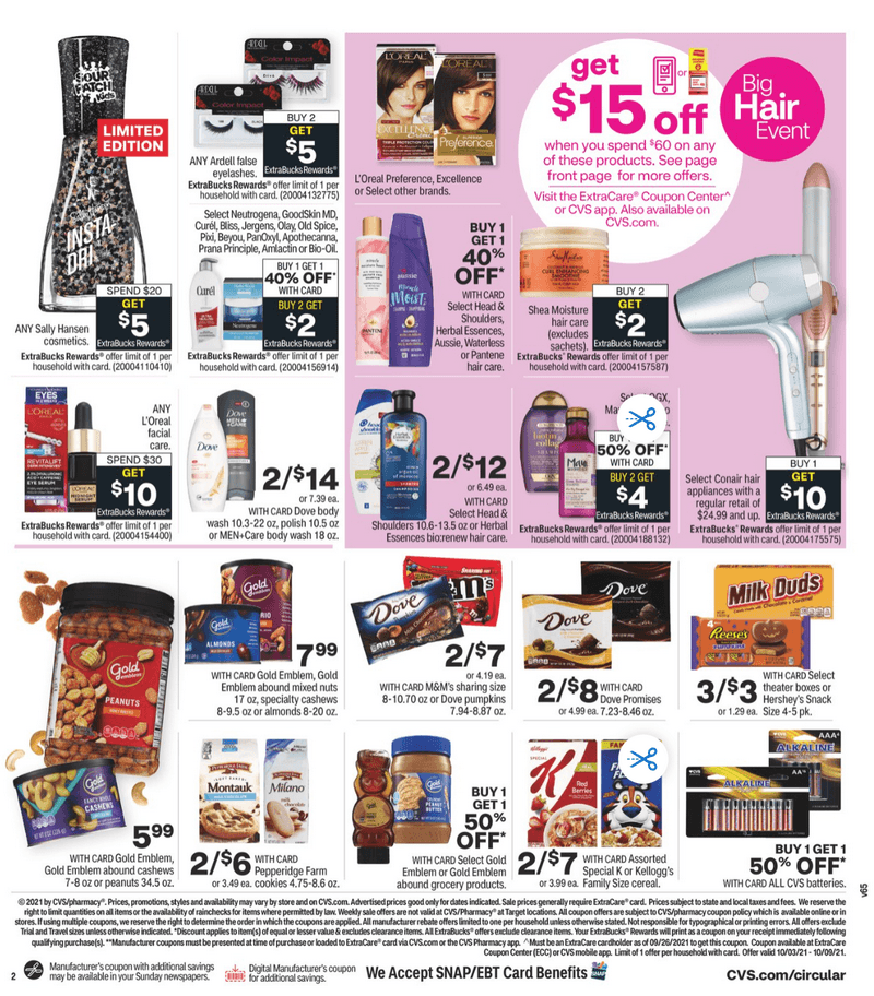 CVS Weekly Ad Oct 03 – Oct 09, 2021
