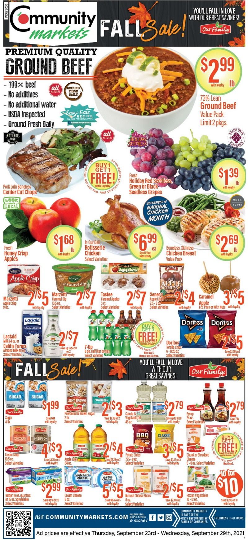 Community Markets Weekly Ad Sep 23 – Sep 29, 2021