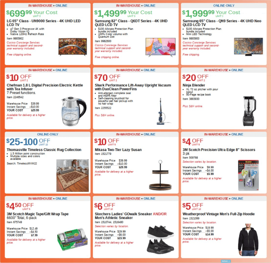 Costco Monthly Ad Sep 29 – Oct 24, 2021 - Part 2