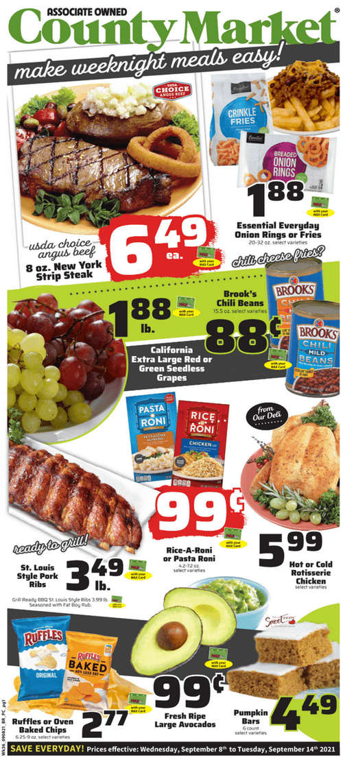 County Market Weekly Ad Sep 08 – Sep 14, 2021