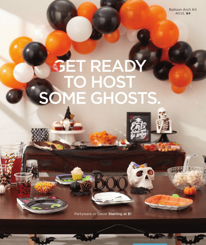 Dollar General Halloween Flyer Sale