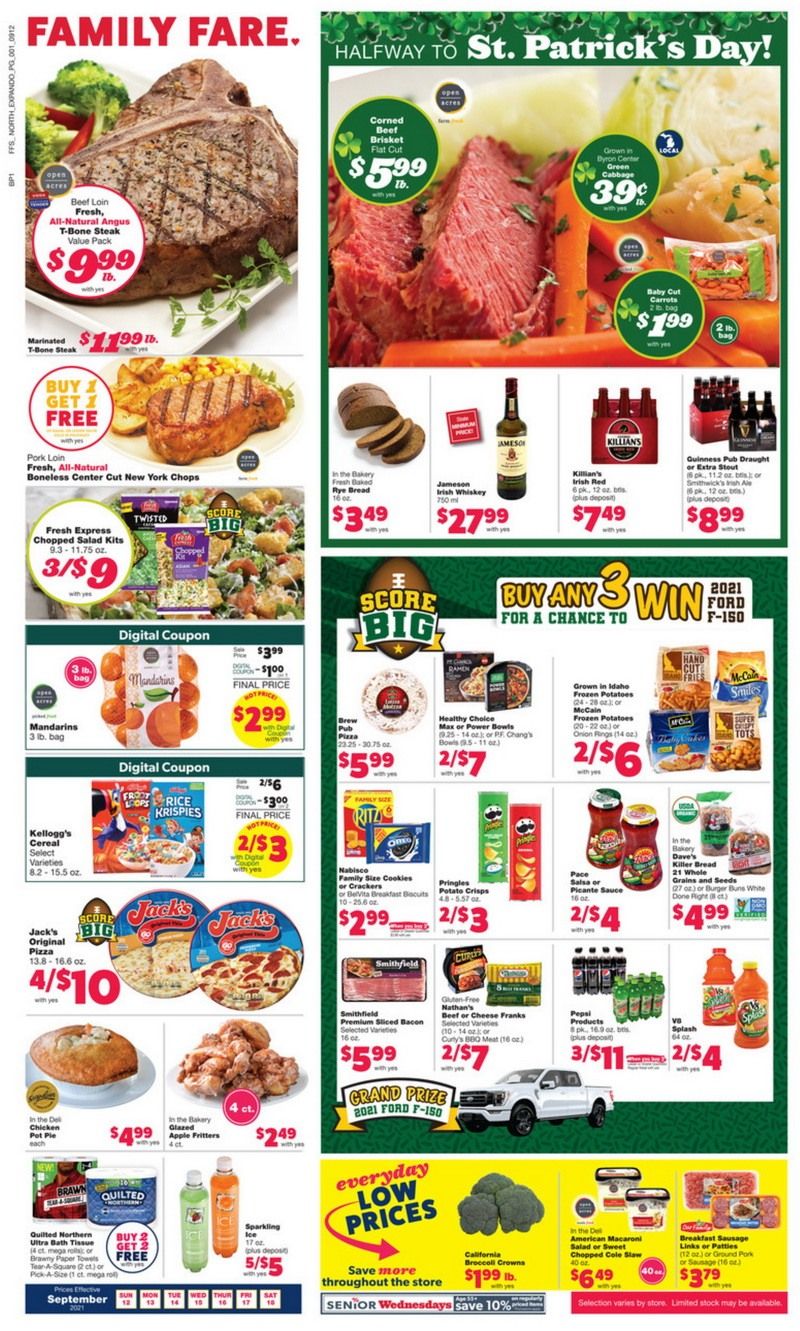 Family Fare Weekly Ad Sep 12 – Sep 18, 2021