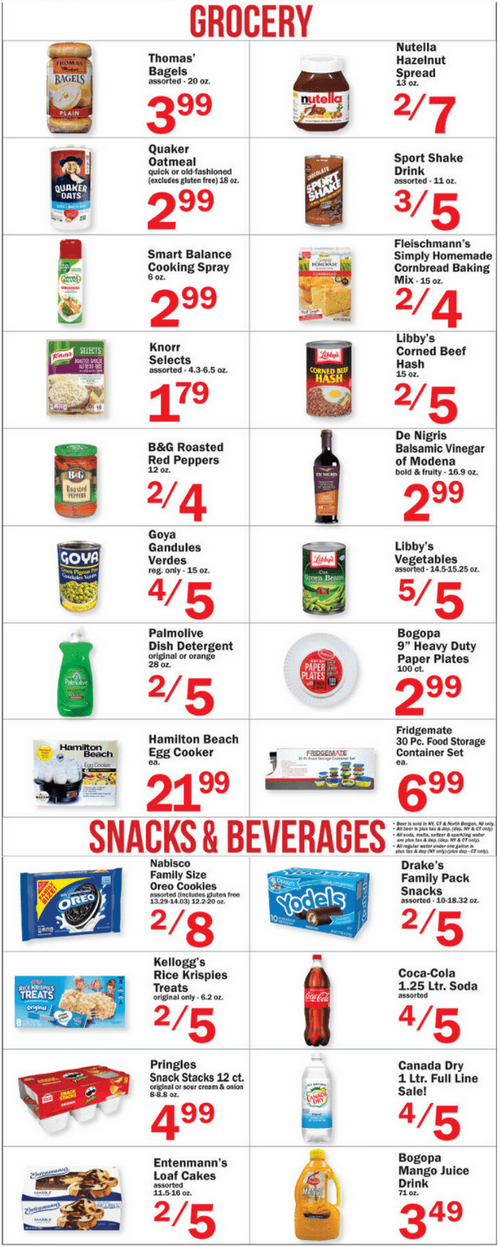 Food Bazaar Weekly Ad Sep 09 – Sep 15, 2021
