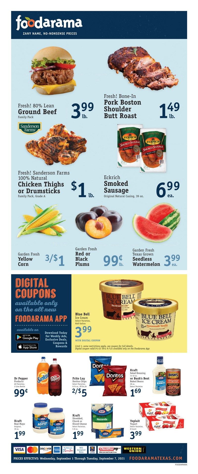 Foodarama Weekly Ad Sep 01 – Sep 07, 2021