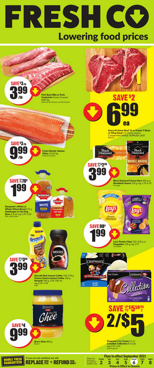 FreshCo Weekly Ad Sep 02– Sep 08, 2021