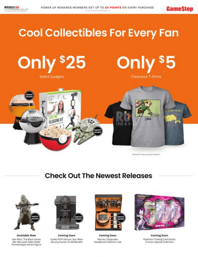 GameStop Weekly Ad Sep 19 – Sep 25, 2021
