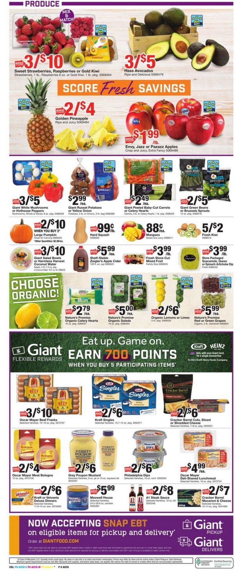 Giant Food Weekly Ad Oct 01 – Oct 07, 2021