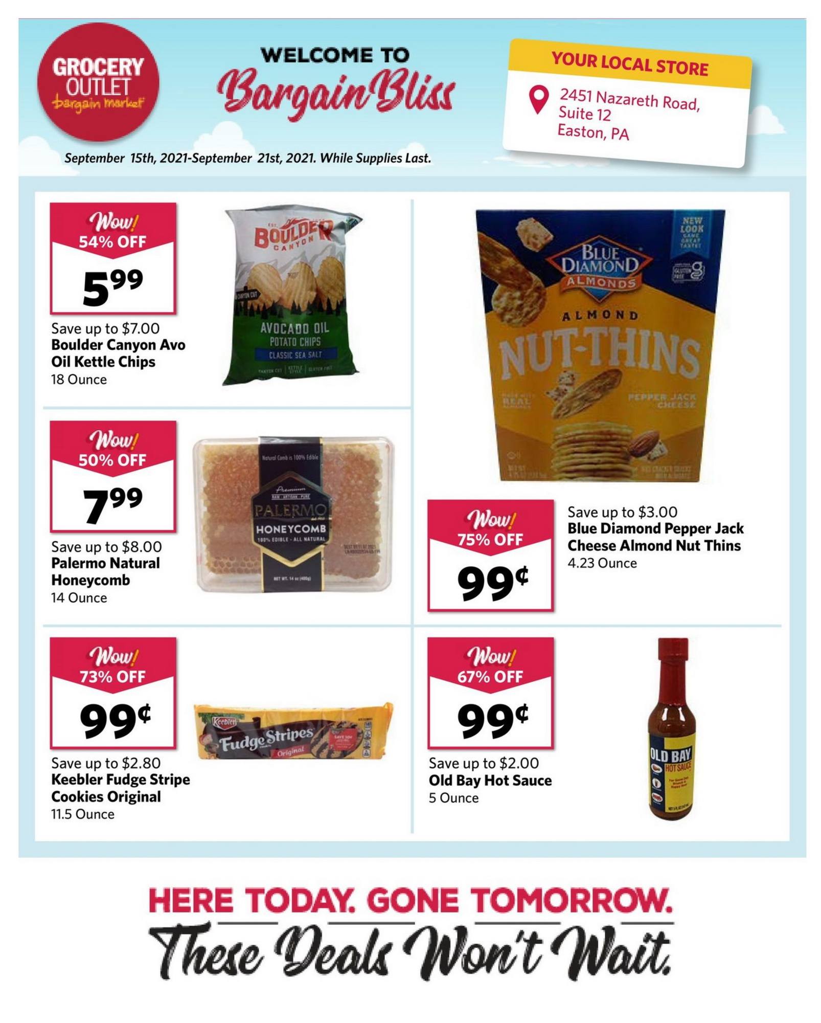 Grocery Outlet Weekly Ad Sep 15 – Sep 21, 2021