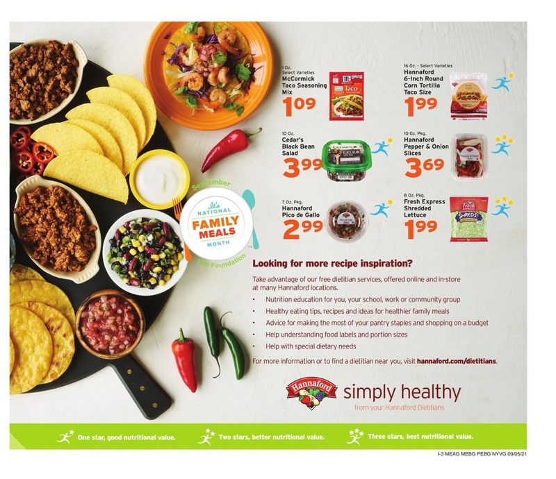Hannaford Weekly Ad Sep 05 – Sep 11, 2021