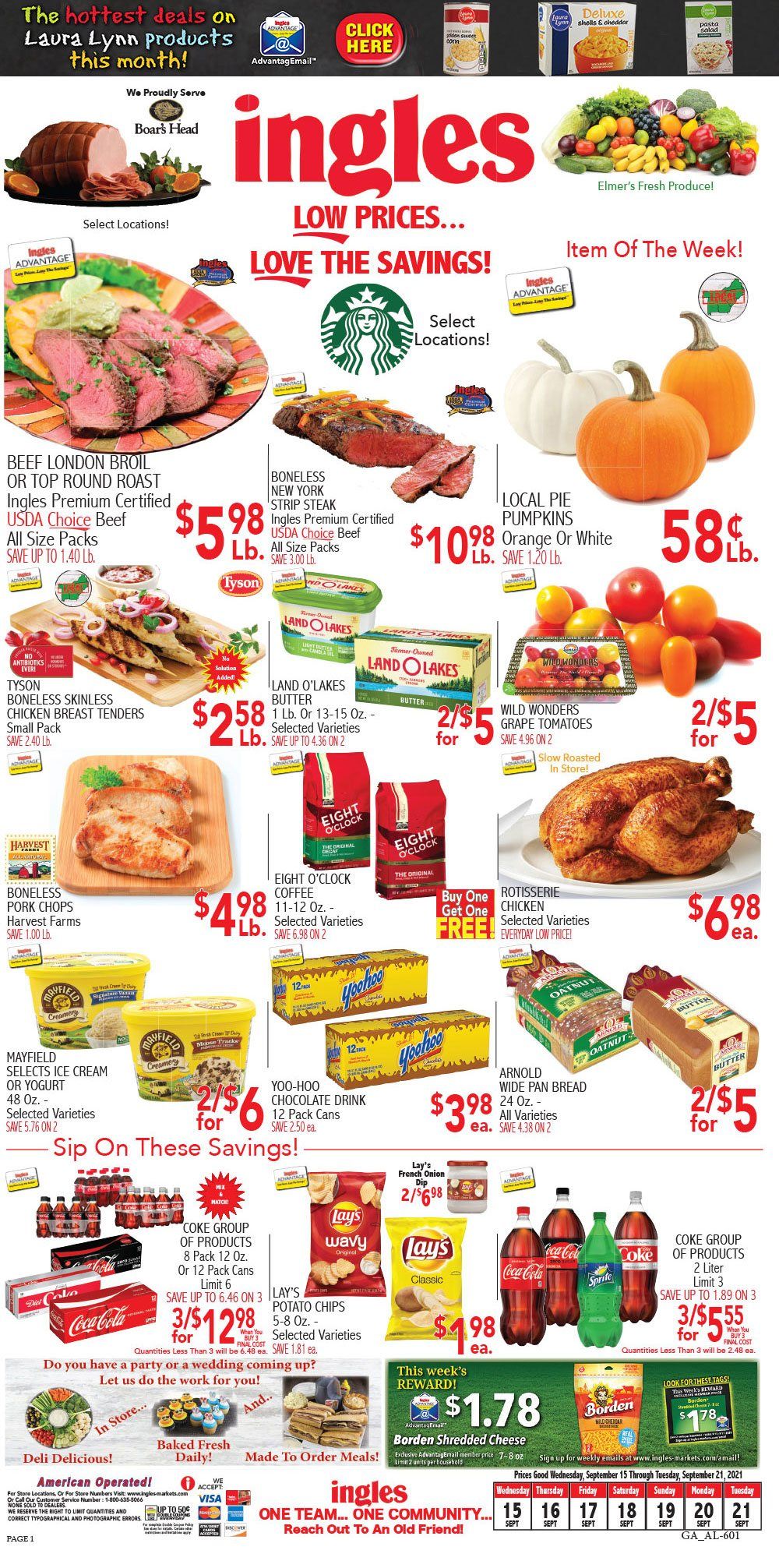 Ingles Weekly Ad Sep 15 – Sep 21, 2021