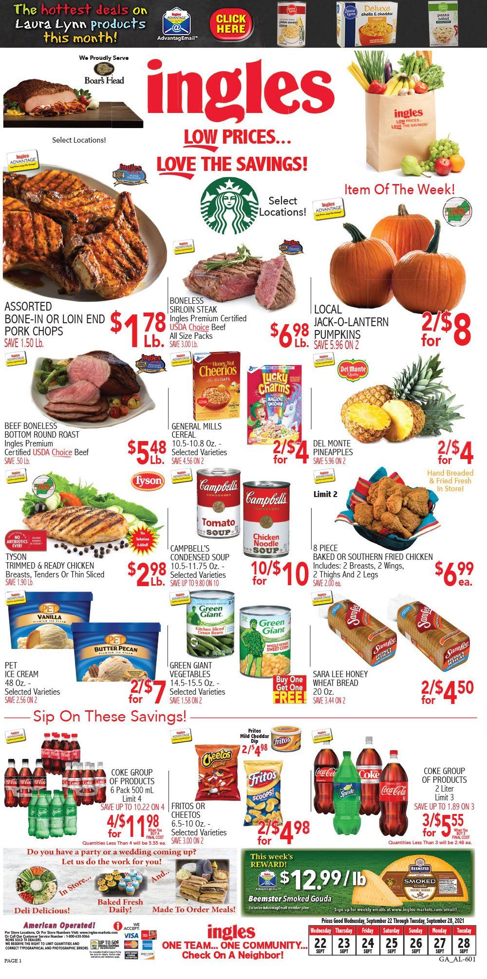 Ingles Weekly Ad Sep 22 – Sep 28, 2021