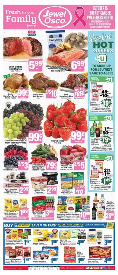 Jewel Osco Weekly Ad Sep 29 – Oct 05, 2021 (Halloween Promotion Included)