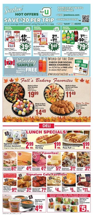 Jewel Osco Weekly Ad Sep 29 – Oct 05, 2021 (Halloween Promotion Included)