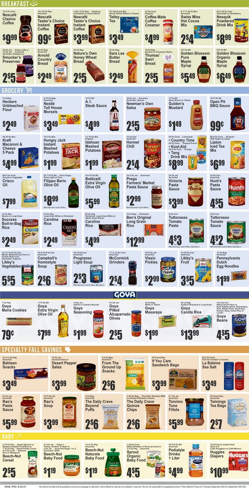 Key Food Weekly Ad Sep 24 – Sep 30, 2021