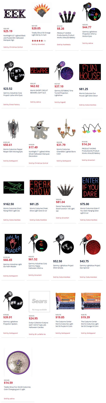 Kmart Halloween Flyer Sale