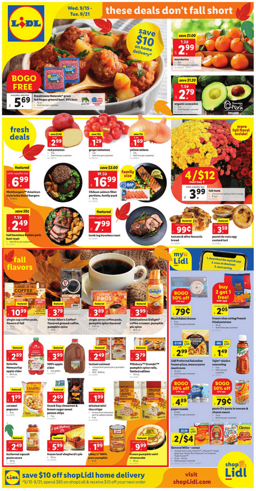 Lidl Weekly Ad Sep 15 – Sep 21, 2021