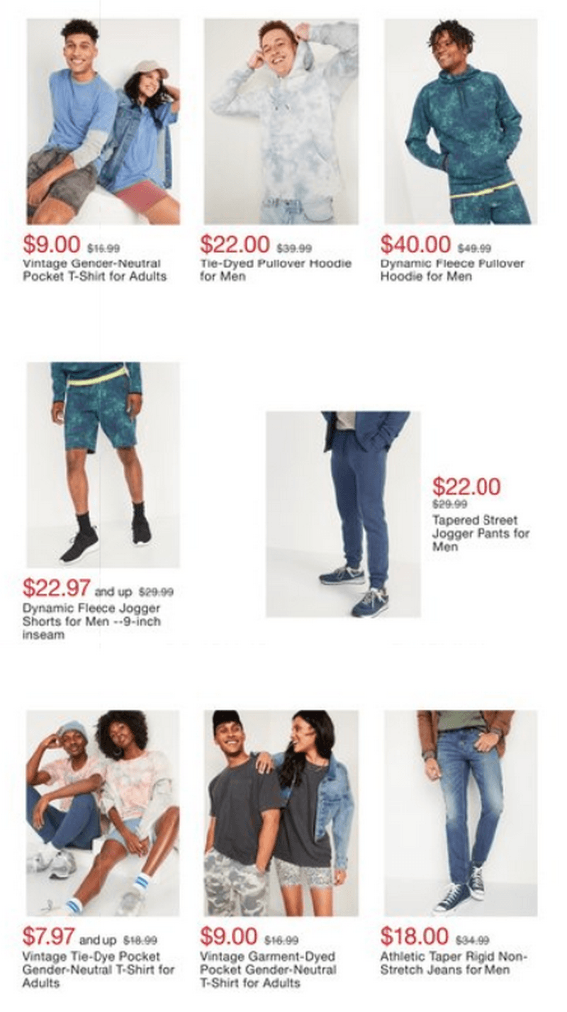 Old Navy Weekly Ad Sep 13 – Sep 20, 2021