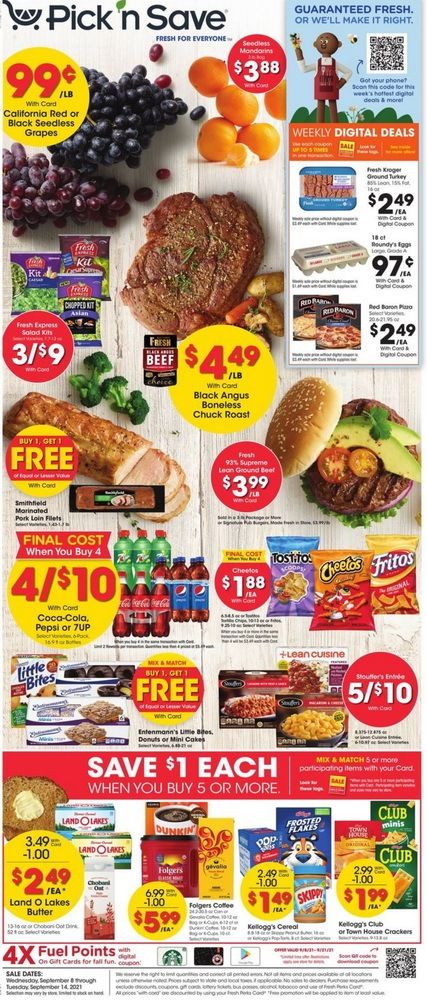 Pick 'n Save Weekly Ad Sep 08 – Sep 14, 2021