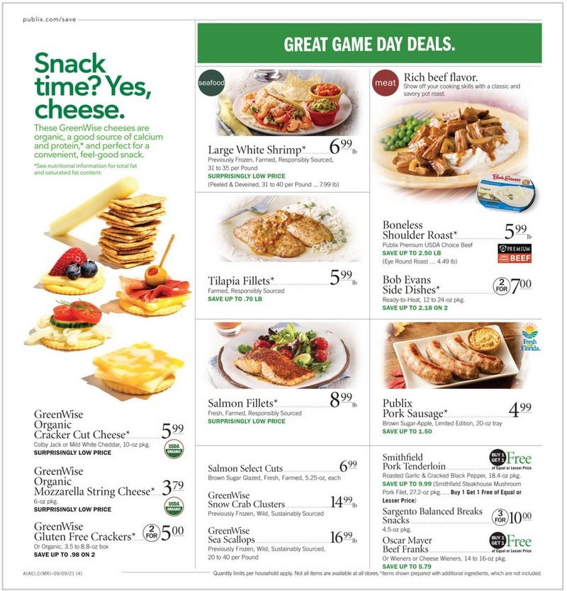 Publix Weekly Ad Sep 08 – Sep 14, 2021