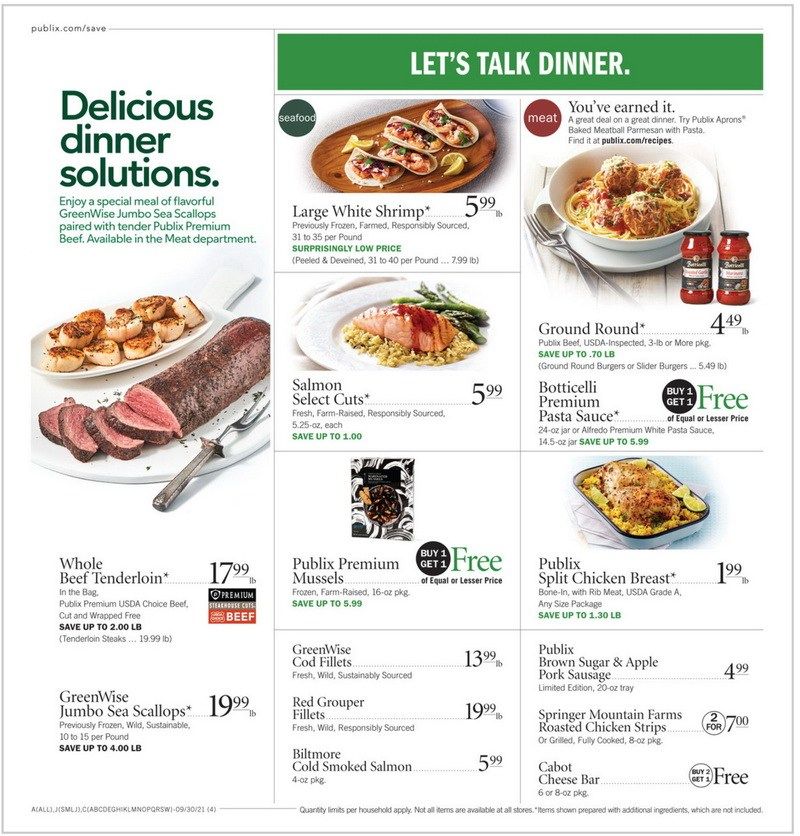 Publix Weekly Ad Sep 29 – Oct 05, 2021