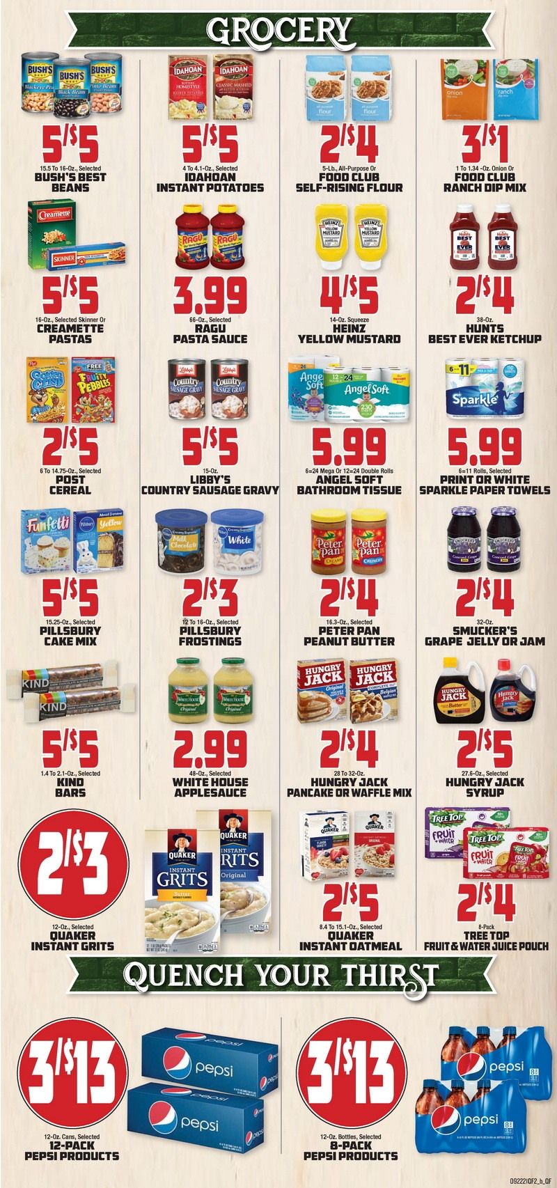 Quality Foods Weekly Ad Sep 22 – Sep 28, 2021