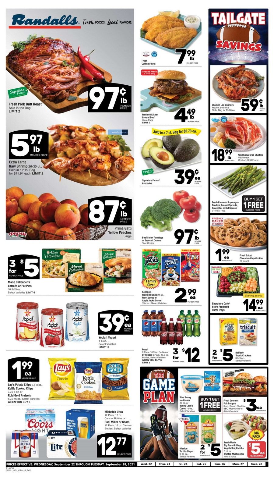 Randalls Weekly Ad Sep 22 – Sep 28, 2021