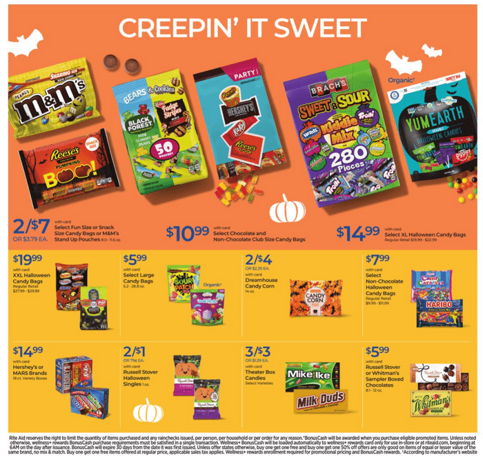 Rite Aid Weekly Ad Sep 19 – Sep 25, 2021 (Halloween Promotion Included)