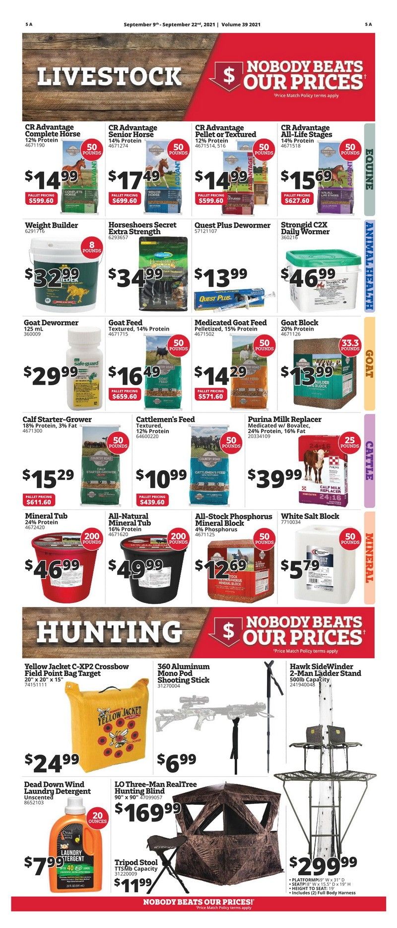 Rural King Weekly Ad Sep 09 – Sep 22, 2021