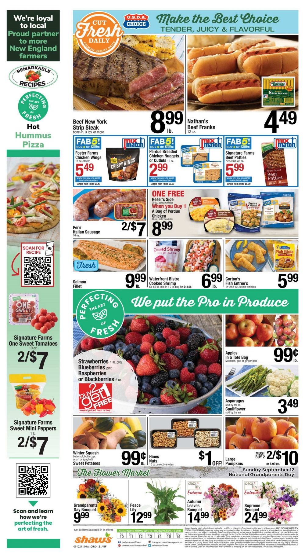 Shaw's Weekly Ad Sep 10 – Sep 16, 2021