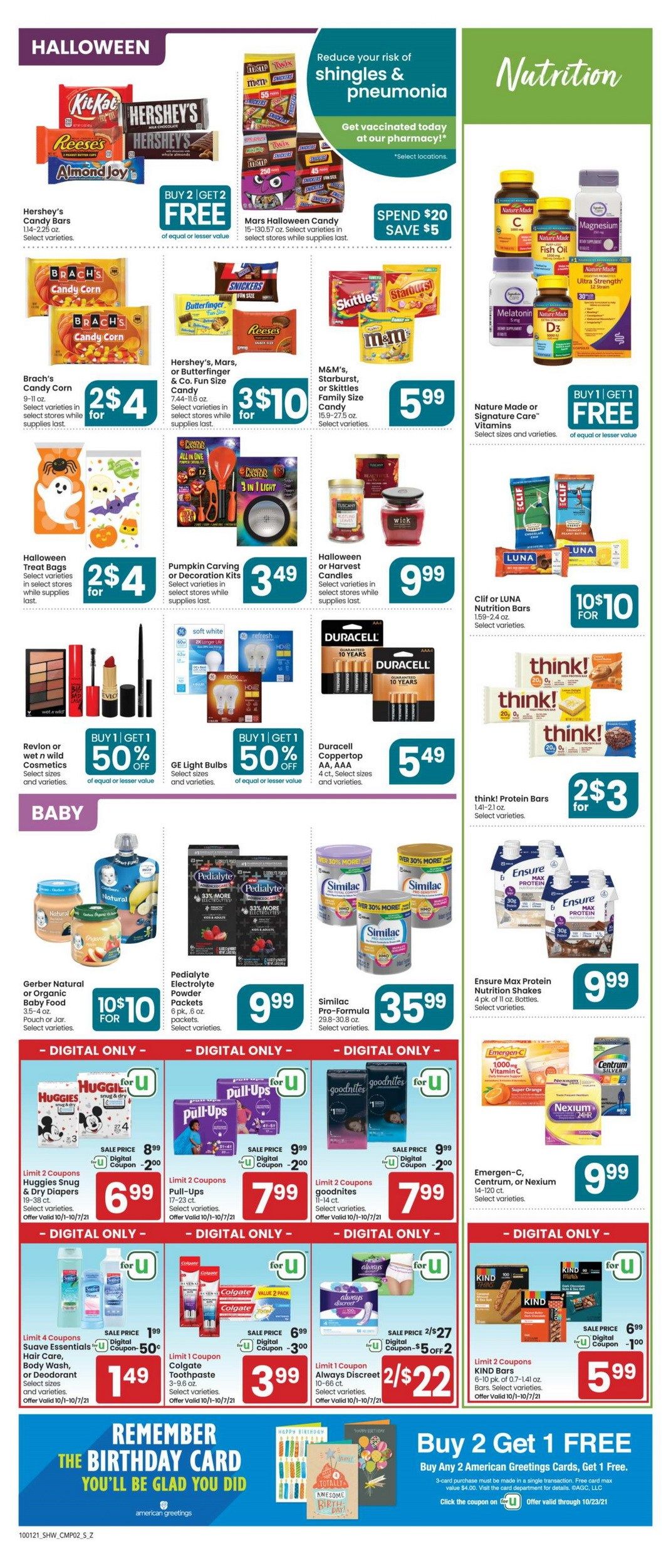 Shaw's Weekly Ad Oct 01 – Oct 07, 2021