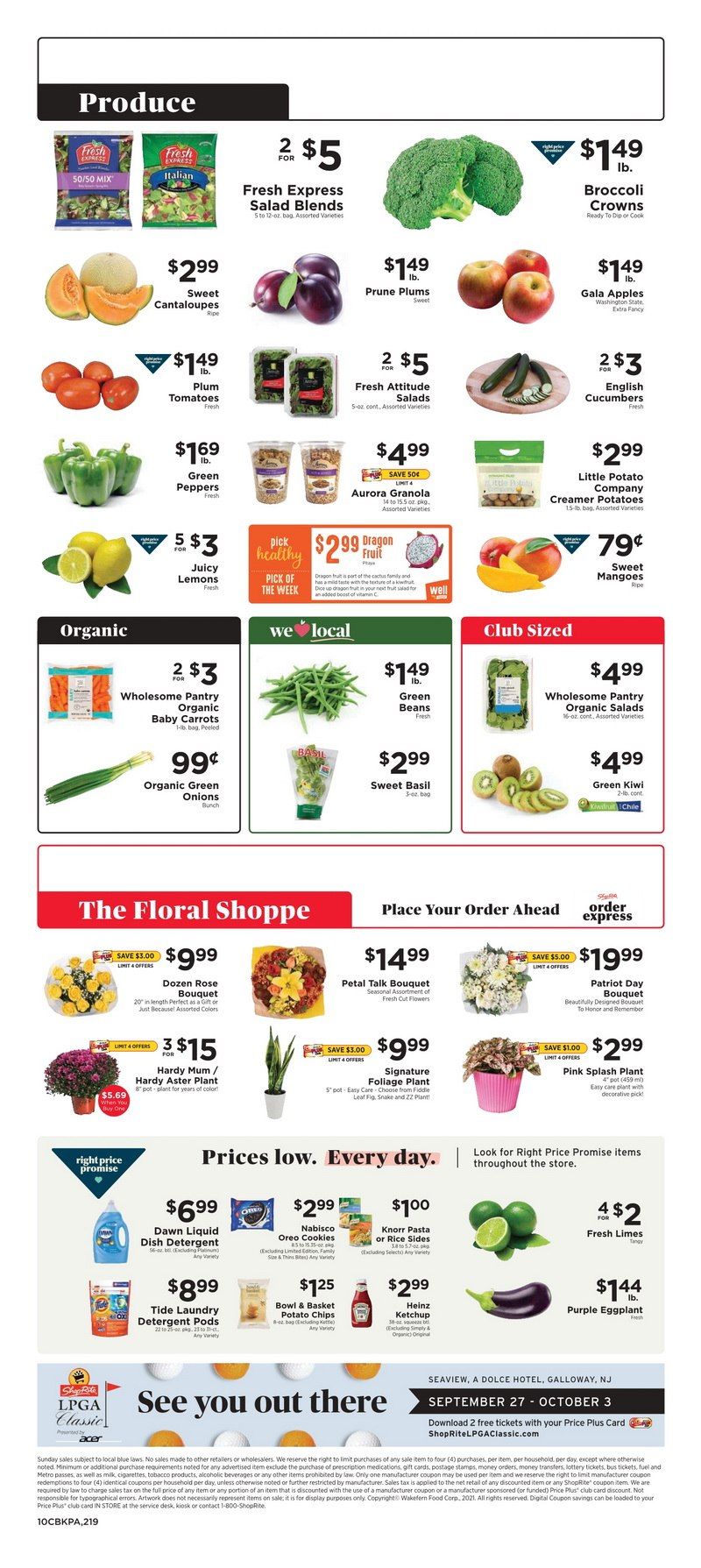 ShopRite Weekly Ad Sep 05 – Sep 11, 2021