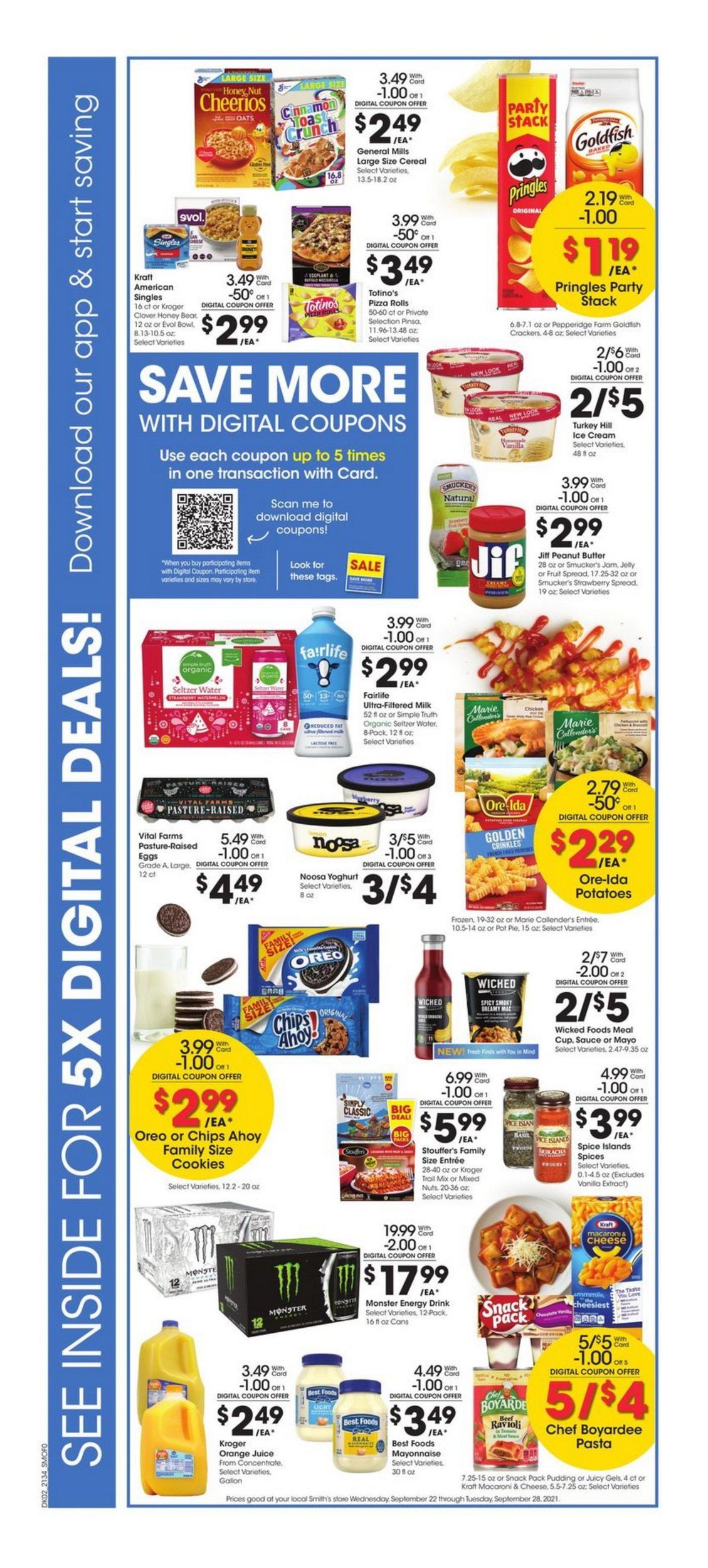 Smith's Food and Drug Weekly Ad Sep 22 – Sep 28, 2021