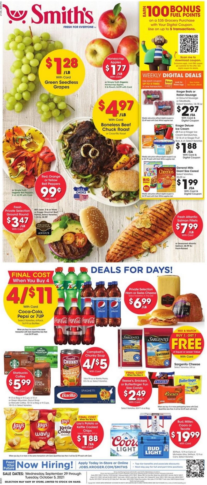 Smith's Food and Drug Weekly Ad Sep 29 – Oct 05, 2021 (Halloween ...